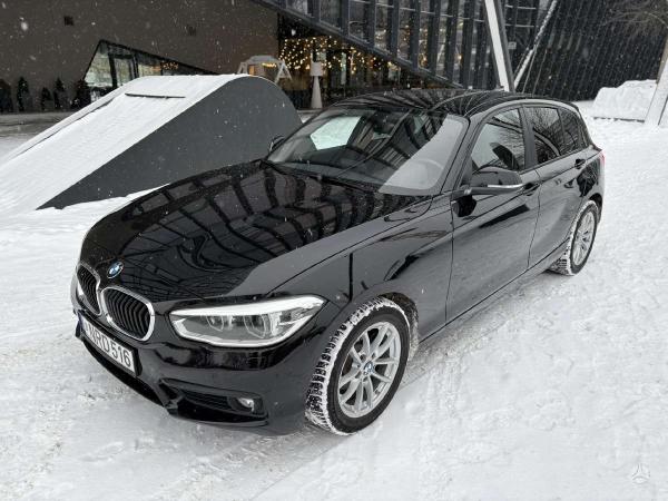 Melns BMW 118 2019 Viļņa, ar dzinēja tilpumu 1.50 L un nobraukumu 119 tūkst. km par 10850 €, foto 1 vietnē AUTOMOTO.COM.LV