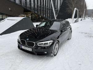 Black BMW 118 2019 in Vilnius, with an engine capacity of 1.50 L and mileage of 119 thousand km for 10850 €, photo 8 on AUTOMOTO.COM.LV