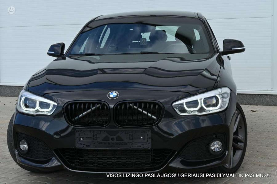 Black BMW 118 2019 in Kretinga, with an engine capacity of 2.00 L and mileage of 185 thousand km for 11999 €, photo 3 on AUTOMOTO.COM.LV