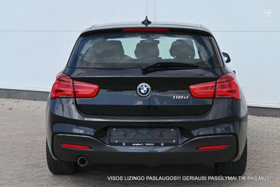 Black BMW 118 2019 in Kretinga, with an engine capacity of 2.00 L and mileage of 185 thousand km for 11999 €, photo 9 on AUTOMOTO.COM.LV