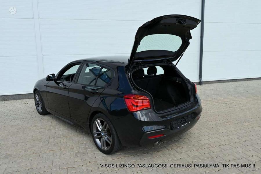Black BMW 118 2019 in Kretinga, with an engine capacity of 2.00 L and mileage of 185 thousand km for 11999 €, photo 12 on AUTOMOTO.COM.LV