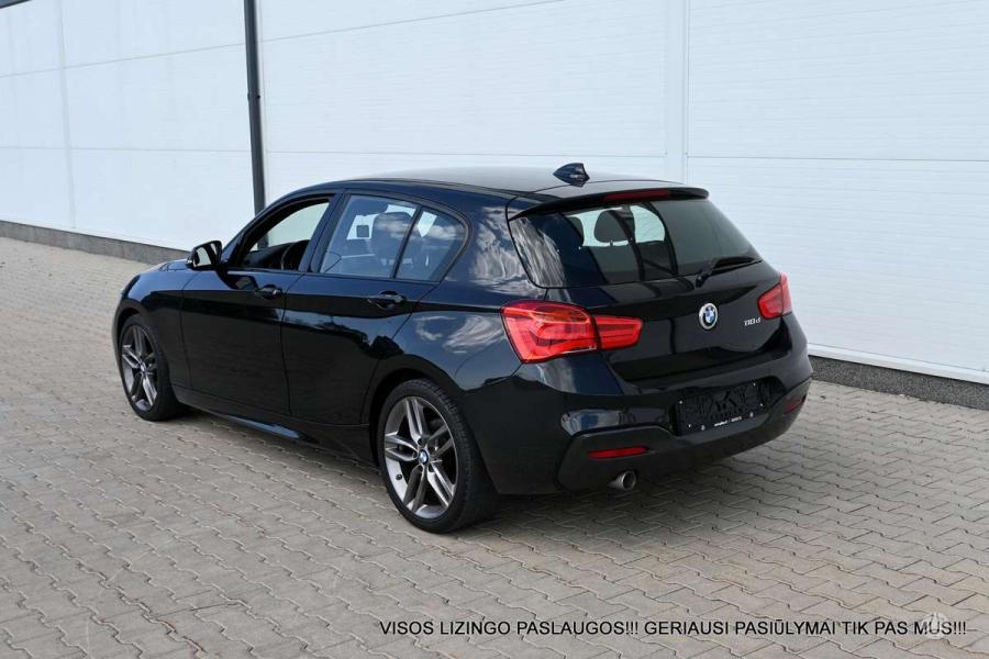 Black BMW 118 2019 in Kretinga, with an engine capacity of 2.00 L and mileage of 185 thousand km for 11999 €, photo 14 on AUTOMOTO.COM.LV