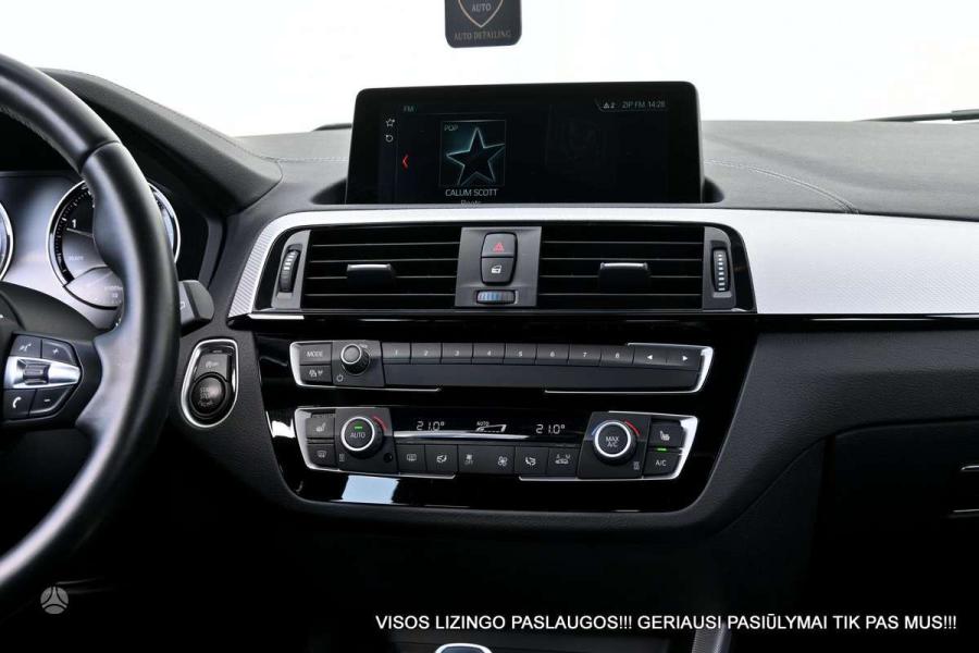 Black BMW 118 2019 in Kretinga, with an engine capacity of 2.00 L and mileage of 185 thousand km for 11999 €, photo 25 on AUTOMOTO.COM.LV
