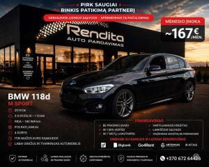 Black BMW 118 2019 in Kretinga, with an engine capacity of 2.00 L and mileage of 185 thousand km for 11999 €, photo 34 on AUTOMOTO.COM.LV