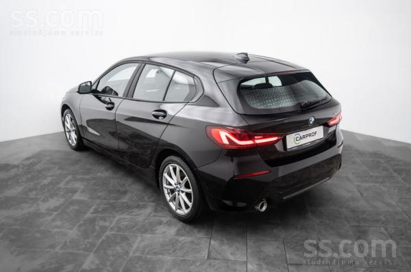 Black BMW 118 2020 in Tallinn, with an engine capacity of 1.50 L and mileage of 88 thousand km for 17999 €, photo 6 on AUTOMOTO.COM.LV