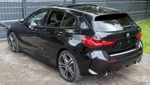 Black BMW 118 2020 in Jonava, with an engine capacity of 2.00 L and mileage of 90 thousand km for 13700 €, photo 4 on AUTOMOTO.COM.LV