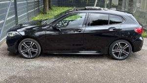 Black BMW 118 2020 in Jonava, with an engine capacity of 2.00 L and mileage of 90 thousand km for 13700 €, photo 5 on AUTOMOTO.COM.LV