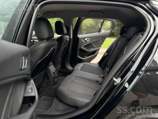 Black BMW 118 2020 in Jurmala, with an engine capacity of 2.00 L and mileage of 0 thousand km for 15390 €, photo 7 on AUTOMOTO.COM.LV