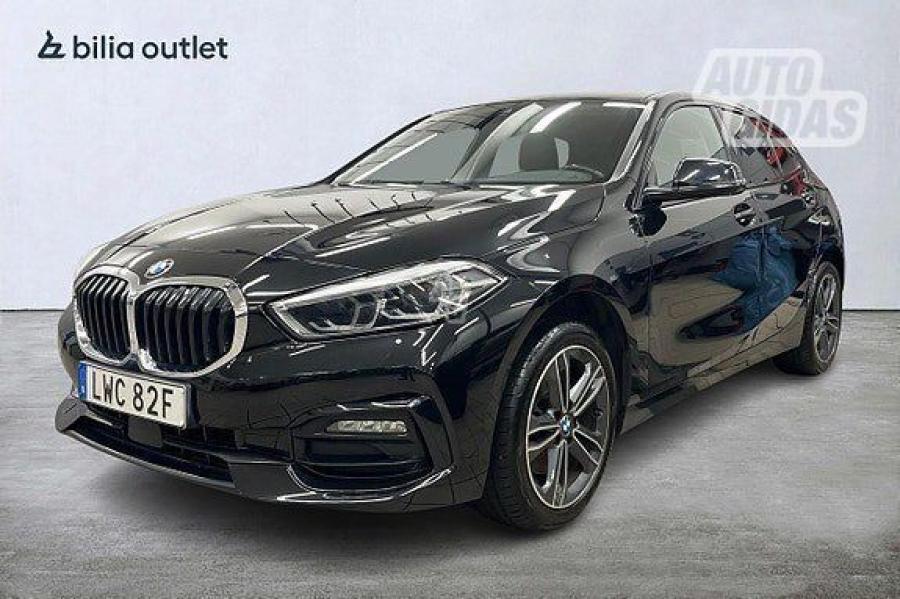 Melns BMW 118 2021 Kauņa, ar dzinēja tilpumu 0.00 L un nobraukumu 92 tūkst. km par 23410 €, foto 1 vietnē AUTOMOTO.COM.LV
