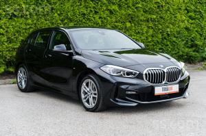 Black BMW 118 2023 in Riga, with an engine capacity of 1.50 L and mileage of 38 thousand km for 21750 €, photo 4 on AUTOMOTO.COM.LV
