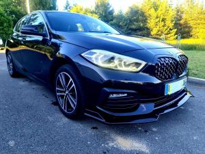 Black BMW 118 2024 in Vilnius, with an engine capacity of 1.50 L and mileage of 32 thousand km for 15600 €, photo  on AUTOMOTO.COM.LV