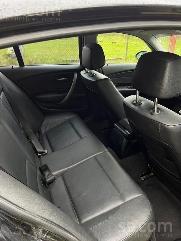 Black BMW 118 2005 in Gulbene, with an engine capacity of 2.00 L and mileage of 457 thousand km for 2000 €, photo 8 on AUTOMOTO.COM.LV