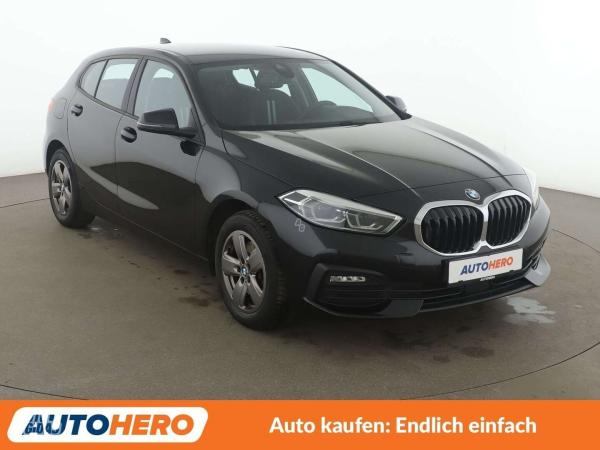 Black BMW 118 2020 in Kaunas, with an engine capacity of 1.50 L and mileage of 47 thousand km for 22050 €, photo 8 on AUTOMOTO.COM.LV
