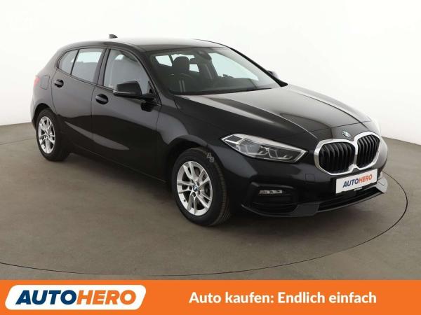 Black BMW 118 2020 in Kaunas, with an engine capacity of 2.00 L and mileage of 76 thousand km for 25253 €, photo 8 on AUTOMOTO.COM.LV