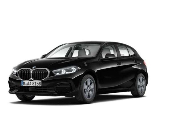 Black BMW 118 2022 in Kaunas, with an engine capacity of 1.50 L and mileage of 57 thousand km for 25814 €, photo 1 on AUTOMOTO.COM.LV