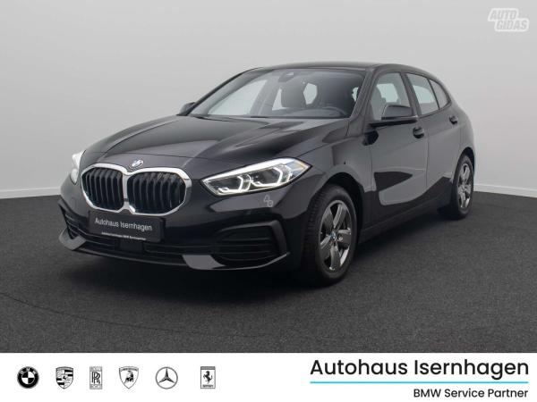 Black BMW 118 2022 in Kaunas, with an engine capacity of 1.50 L and mileage of 35 thousand km for 22914 €, photo 1 on AUTOMOTO.COM.LV