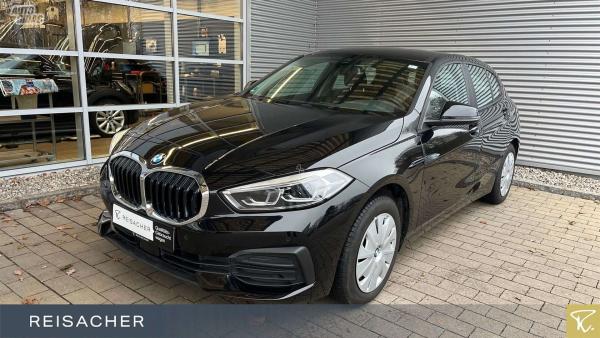Black BMW 118 2022 in Kaunas, with an engine capacity of 1.50 L and mileage of 33 thousand km for 25876 €, photo 1 on AUTOMOTO.COM.LV