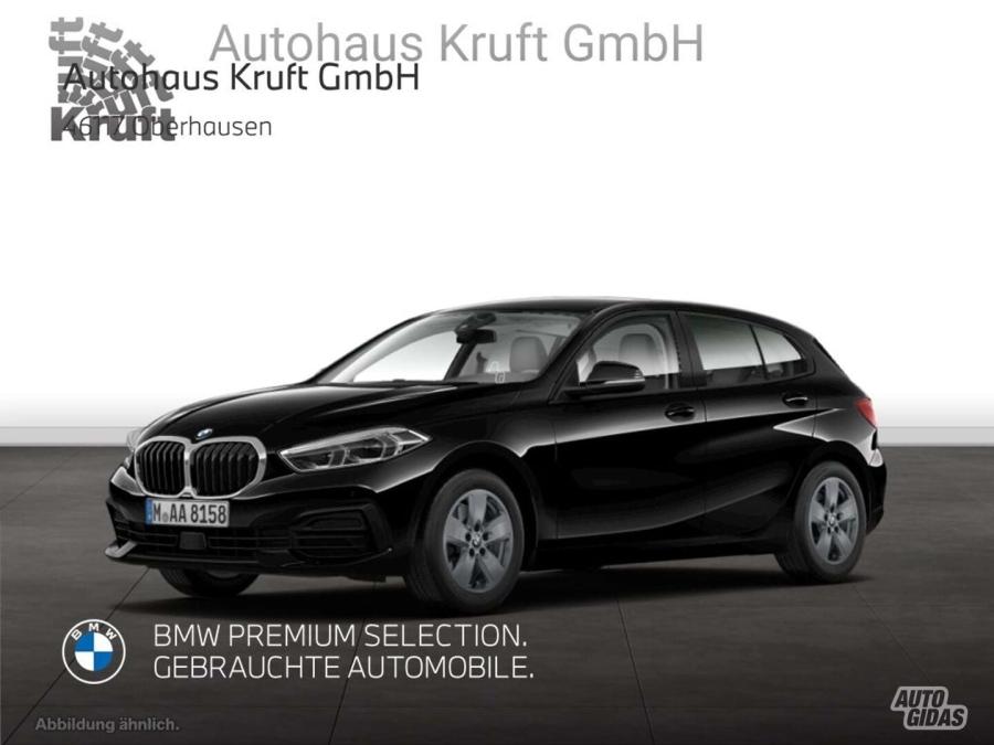 Black BMW 118 2022 in Kaunas, with an engine capacity of 1.50 L and mileage of 57 thousand km for 22718 €, photo 2 on AUTOMOTO.COM.LV