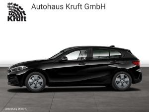 Black BMW 118 2022 in Kaunas, with an engine capacity of 1.50 L and mileage of 57 thousand km for 22718 €, photo 6 on AUTOMOTO.COM.LV