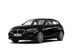 Black BMW 118 2023 in Kaunas, with an engine capacity of 1.50 L and mileage of 27 thousand km for 27077 €, photo  on AUTOMOTO.COM.LV