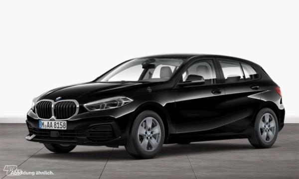 Black BMW 118 2023 in Kaunas, with an engine capacity of 1.50 L and mileage of 33 thousand km for 25353 €, photo 1 on AUTOMOTO.COM.LV