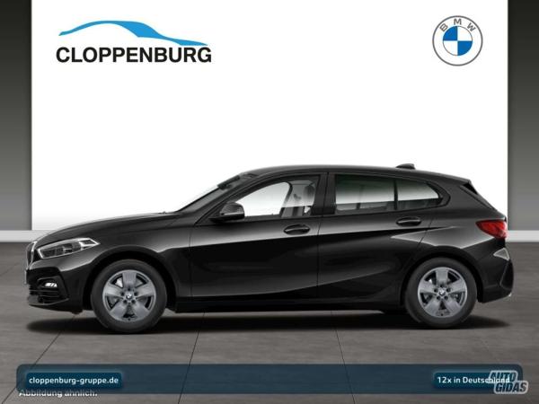 Black BMW 118 2023 in Kaunas, with an engine capacity of 1.50 L and mileage of 97 thousand km for 22730 €, photo 6 on AUTOMOTO.COM.LV