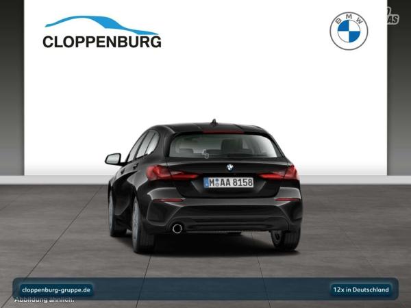 Black BMW 118 2023 in Kaunas, with an engine capacity of 1.50 L and mileage of 97 thousand km for 22730 €, photo 8 on AUTOMOTO.COM.LV