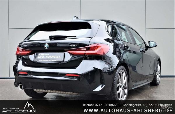 Black BMW 118 2024 in Kaunas, with an engine capacity of 1.50 L and mileage of 13 thousand km for 31019 €, photo 6 on AUTOMOTO.COM.LV