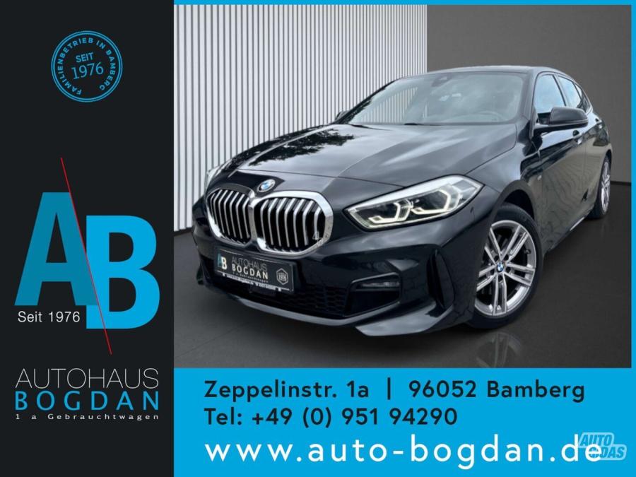Melns BMW 118 2024 Kauņa, ar dzinēja tilpumu 1.50 L un nobraukumu 10 tūkst. km par 30997 €, foto 1 vietnē AUTOMOTO.COM.LV