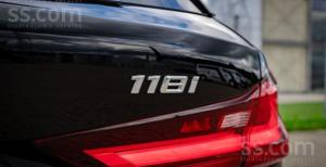 Black BMW 118 2021 in Riga, with an engine capacity of 1.50 L and mileage of 119 thousand km for 16500 €, photo 10 on AUTOMOTO.COM.LV