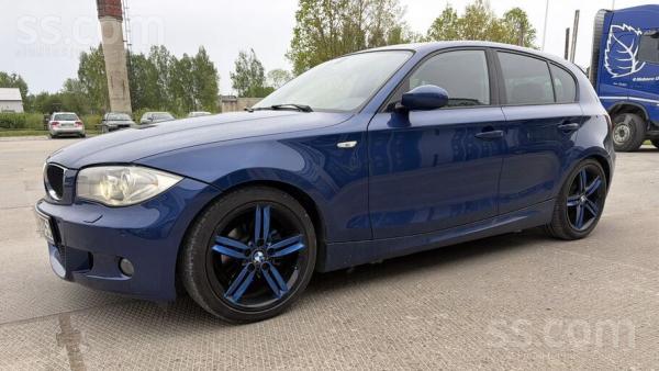 Blue BMW 118 2006 in Riga, with an engine capacity of 2.00 L and mileage of 156 thousand km for 3800 €, photo 1 on AUTOMOTO.COM.LV