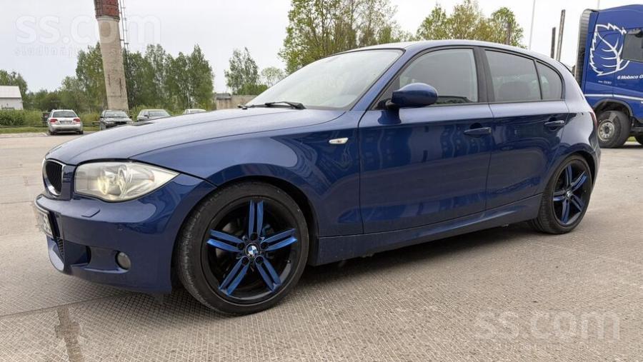 Blue BMW 118 2006 in Riga, with an engine capacity of 2.00 L and mileage of 156 thousand km for 3800 €, photo 1 on AUTOMOTO.COM.LV
