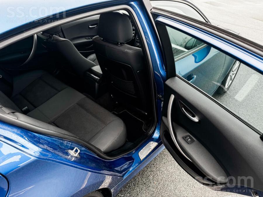 Blue BMW 118 2006 in Riga, with an engine capacity of 2.00 L and mileage of 156 thousand km for 3800 €, photo 15 on AUTOMOTO.COM.LV