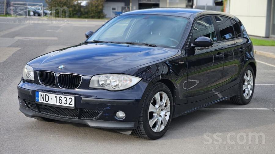 Синий БМВ 118 2006 в Рига, объемом двигателя 2.00 л и пробегом 200 тыс. км за 1700 €, фото 3 на AUTOMOTO.COM.LV