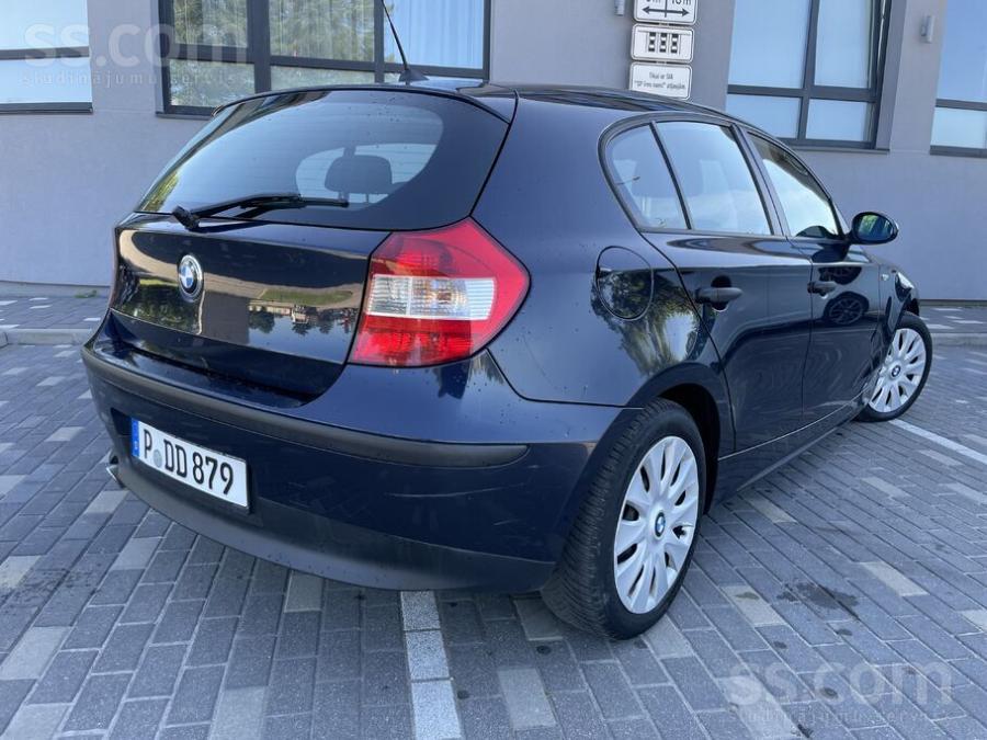 Blue BMW 118 2007 in Riga, with an engine capacity of 2.00 L and mileage of 179 thousand km for 2250 €, photo 3 on AUTOMOTO.COM.LV
