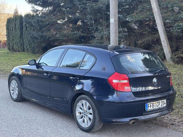 Blue BMW 118 2007 in Utena, with an engine capacity of 2.00 L and mileage of 267 thousand km for 2850 €, photo 5 on AUTOMOTO.COM.LV