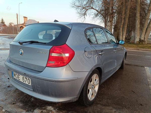 Zils BMW 118 2007 Širvintos, ar dzinēja tilpumu 2.00 L un nobraukumu 0 tūkst. km par 2250 €, foto 4 vietnē AUTOMOTO.COM.LV