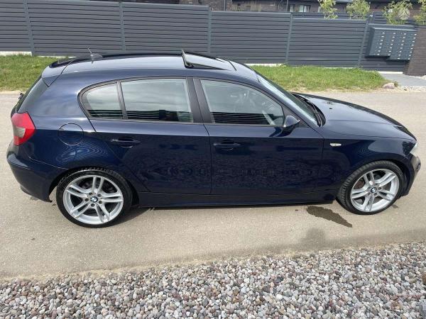 Blue BMW 118 2007 in Kaunas, with an engine capacity of 1.80 L and mileage of 318 thousand km for 2800 €, photo 6 on AUTOMOTO.COM.LV
