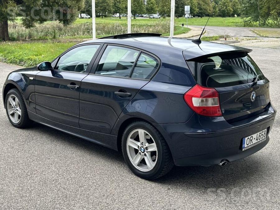 Blue BMW 118 2007 in Riga, with an engine capacity of 2.00 L and mileage of 220 thousand km for 2770 €, photo 6 on AUTOMOTO.COM.LV