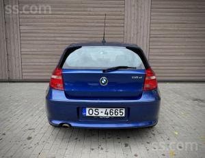 Blue BMW 118 2007 in Jelgava, with an engine capacity of 2.00 L and mileage of 275 thousand km for 3890 €, photo 6 on AUTOMOTO.COM.LV