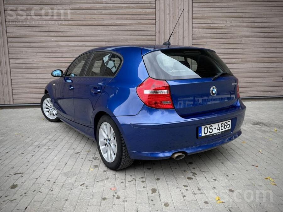 Blue BMW 118 2007 in Jelgava, with an engine capacity of 2.00 L and mileage of 275 thousand km for 3890 €, photo 7 on AUTOMOTO.COM.LV