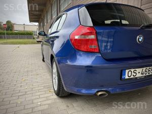 Blue BMW 118 2007 in Jelgava, with an engine capacity of 2.00 L and mileage of 275 thousand km for 3890 €, photo 8 on AUTOMOTO.COM.LV