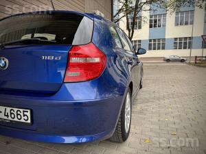 Blue BMW 118 2007 in Jelgava, with an engine capacity of 2.00 L and mileage of 275 thousand km for 3890 €, photo 9 on AUTOMOTO.COM.LV