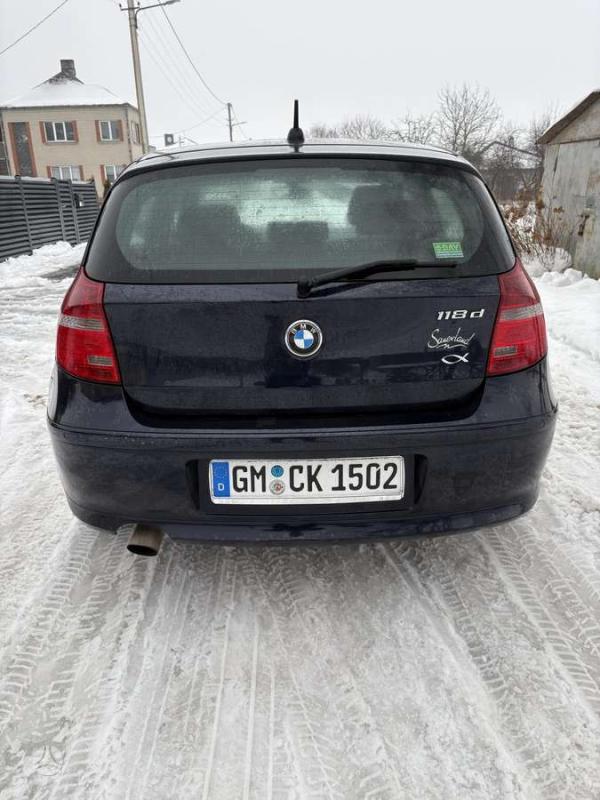 Zils BMW 118 2008 Kauņa, ar dzinēja tilpumu 2.00 L un nobraukumu 245 tūkst. km par 2600 €, foto 5 vietnē AUTOMOTO.COM.LV