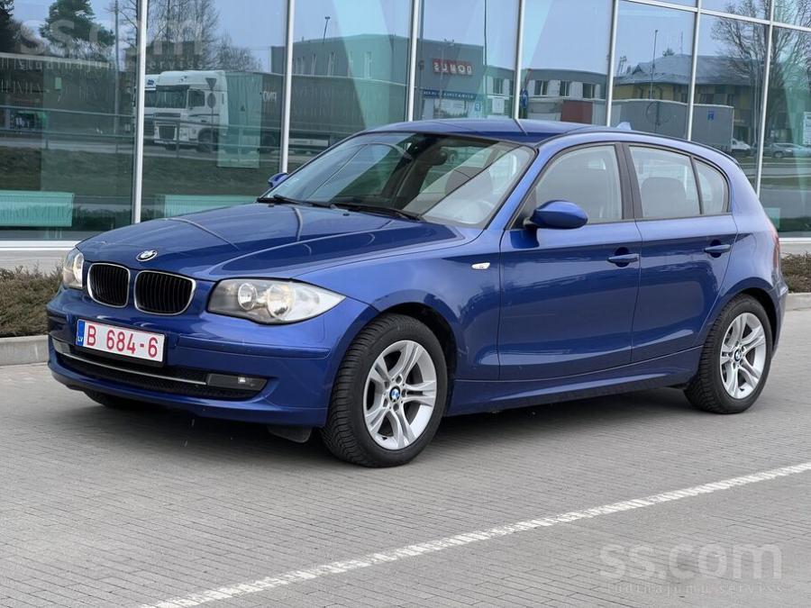 Blue BMW 118 2008 in Rezekne, with an engine capacity of 2.00 L and mileage of 336 thousand km for 4490 €, photo 3 on AUTOMOTO.COM.LV