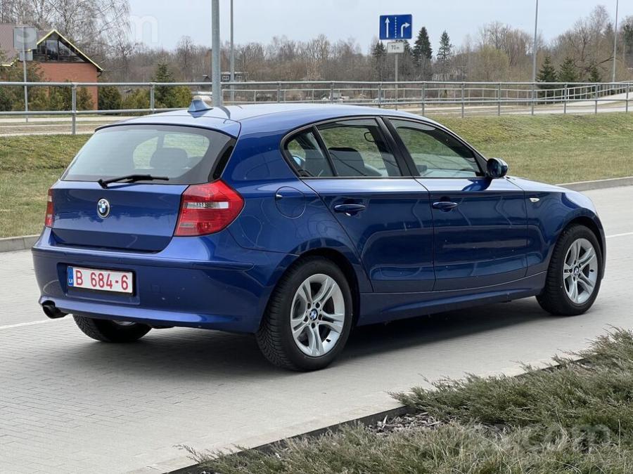 Blue BMW 118 2008 in Rezekne, with an engine capacity of 2.00 L and mileage of 336 thousand km for 4490 €, photo 5 on AUTOMOTO.COM.LV