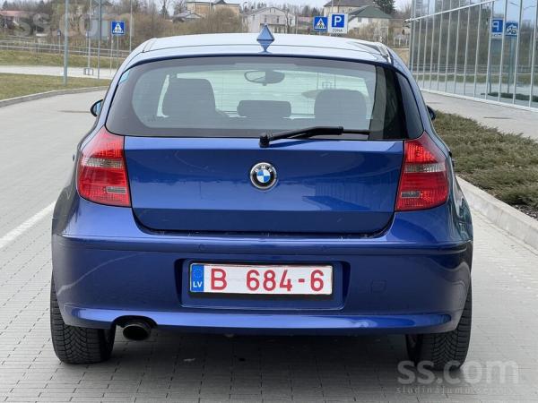 Blue BMW 118 2008 in Rezekne, with an engine capacity of 2.00 L and mileage of 336 thousand km for 4490 €, photo 6 on AUTOMOTO.COM.LV