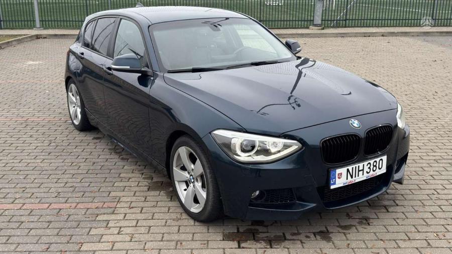 Blue BMW 118 2011 in Jonava, with an engine capacity of 2.00 L and mileage of 266 thousand km for 7700 €, photo 11 on AUTOMOTO.COM.LV