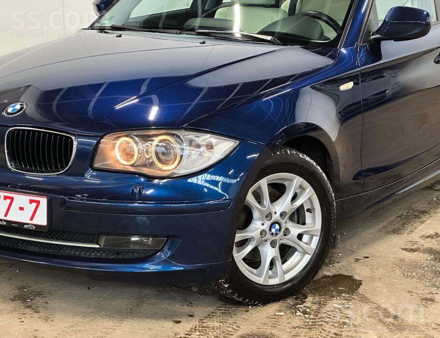 Blue BMW 118 2011 in Jurmala, with an engine capacity of 2.00 L and mileage of 227 thousand km for 4650 €, photo 3 on AUTOMOTO.COM.LV