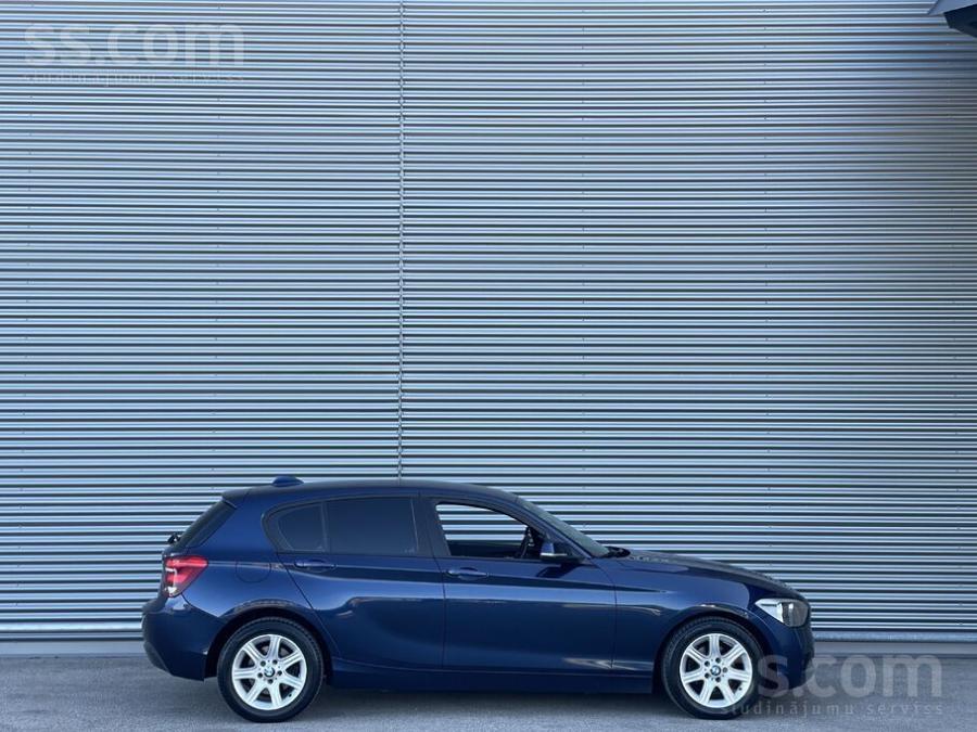 Blue BMW 118 2012 in Riga, with an engine capacity of 2.00 L and mileage of 282 thousand km for 7750 €, photo 6 on AUTOMOTO.COM.LV